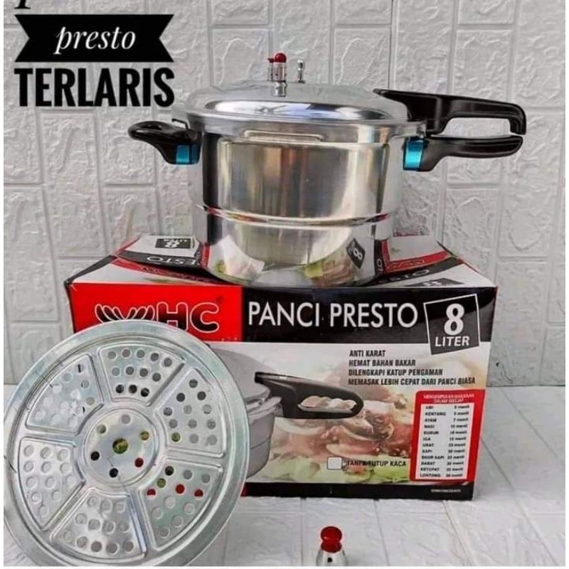 Jual Panci Presto HC 8 Liter Ukuran 24cm | Shopee Indonesia