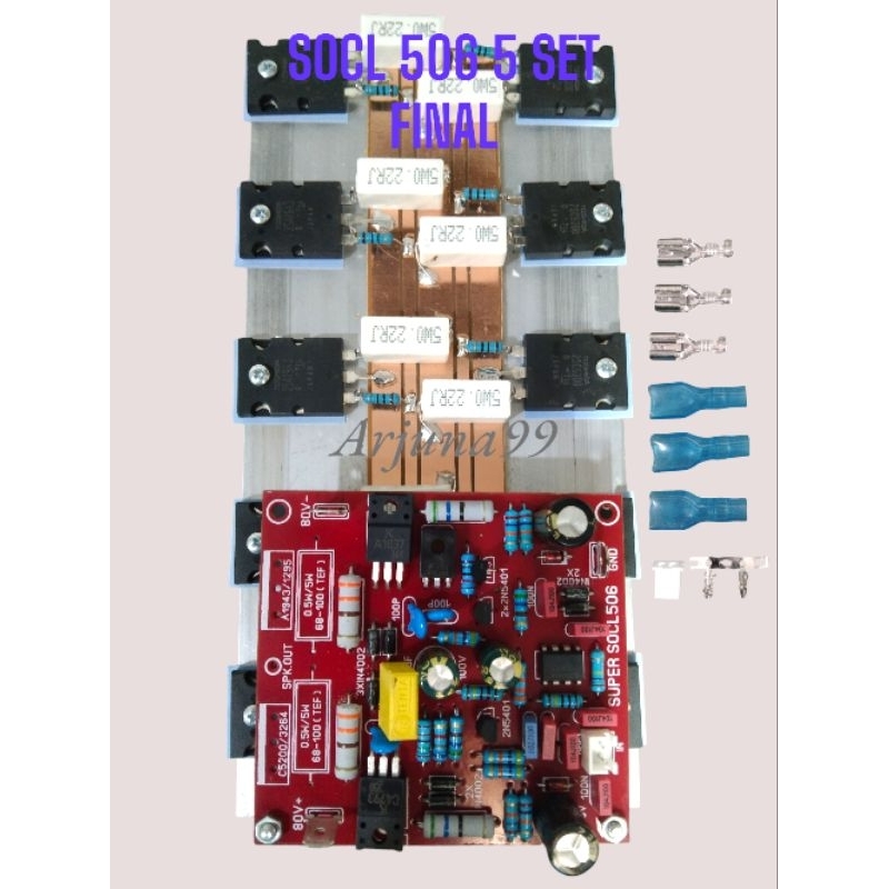 Jual Kit Power socl 506, Power Amplifier Socl506, Driver Socl 506 Plus ...