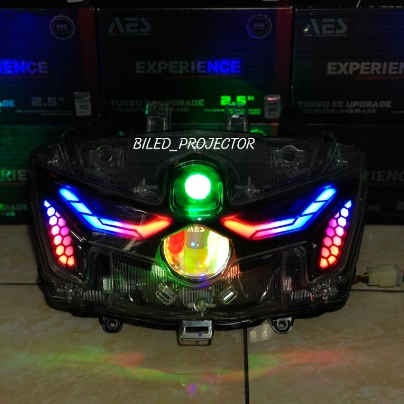 Jual BILLED NMAX TURBO DAN NEO CUSTOM BILLED AES TURBO EXPERIENCE 2,5 ...
