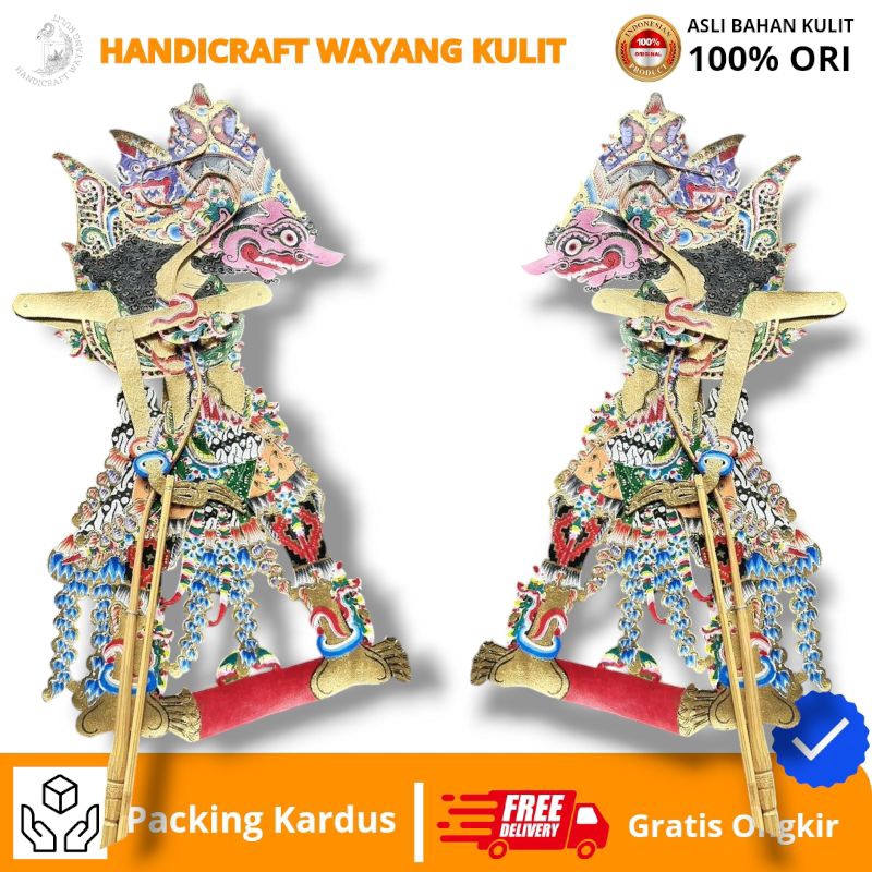 Jual HANDICRAFT WAYANG KULIT | Wayang Kulit Sapi ASLI Rahwana ...