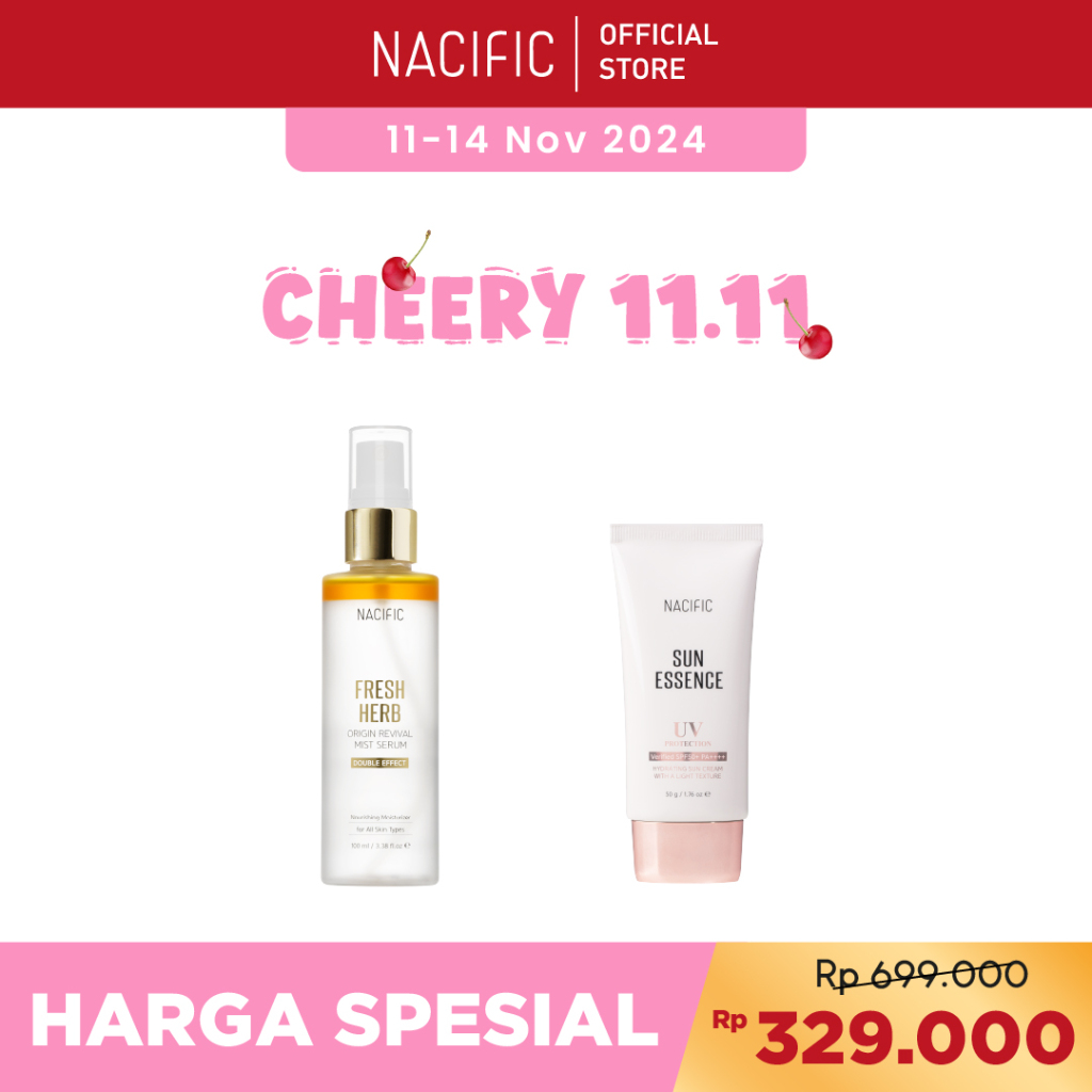 Jual SET Bundling Nacific Sun Essence UV Protection 50gr+Fresh Herb ...