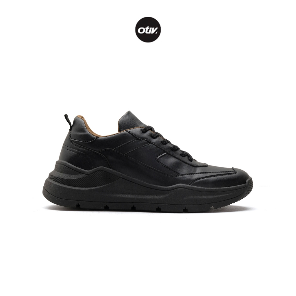 Jual Otiv Vilinus Black - Sepatu Sneakers Kulit Casual Pria Kuliah ...