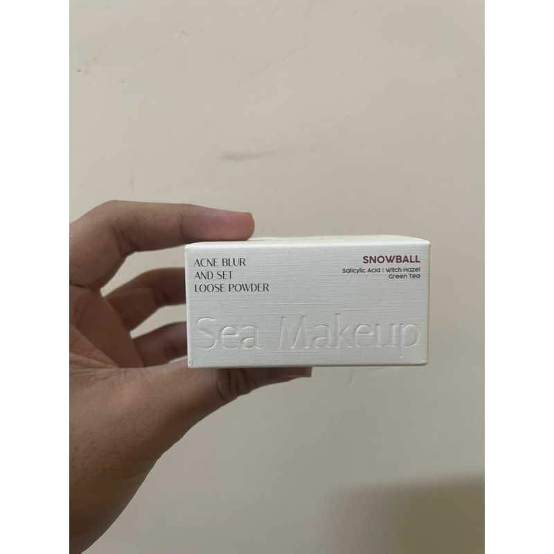 Jual Sea Makeup Acne Blur and Set Loose Powder - Snowball | Shopee ...