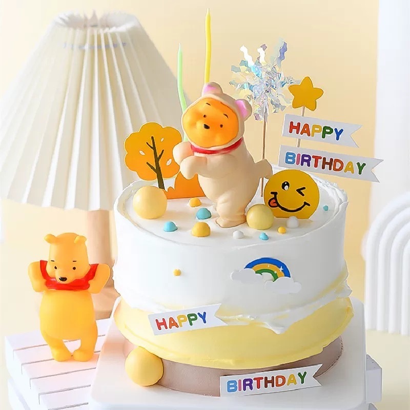 Jual Topper Boneka Winnie The Pooh Beruang Dekorasi Hiasan Kue Ulang ...