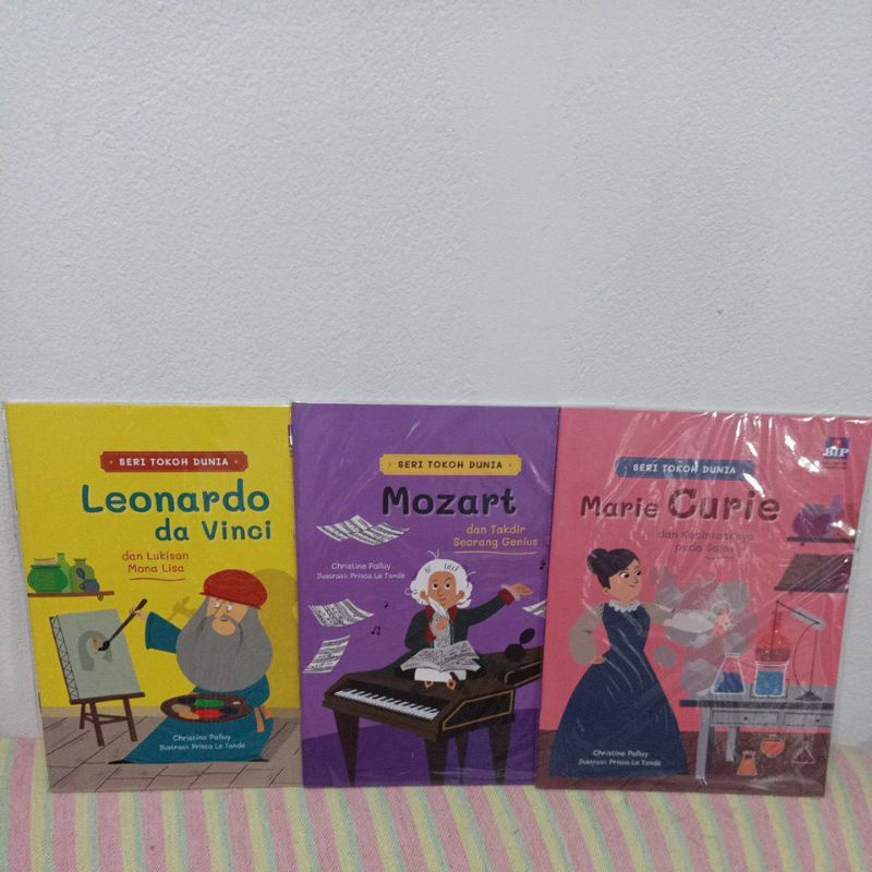 Jual Seri Tokoh Dunia Leonardo Da Vinci Marie Curie Mozart | Shopee ...