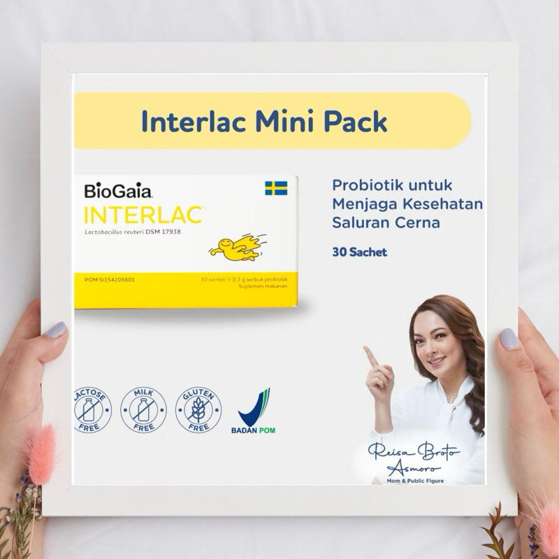 Jual Interlac Probiotik Mini Pack 30 Sachet - Menjaga Kesehatan Saluran ...