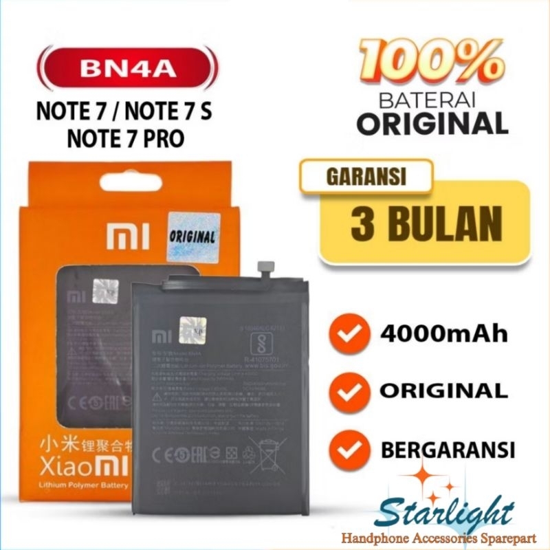 Jual BATERAI BATRE BATRAI BATTERY XIAOMI REDMI NOTE 7 / NOTE 7 PRO ...
