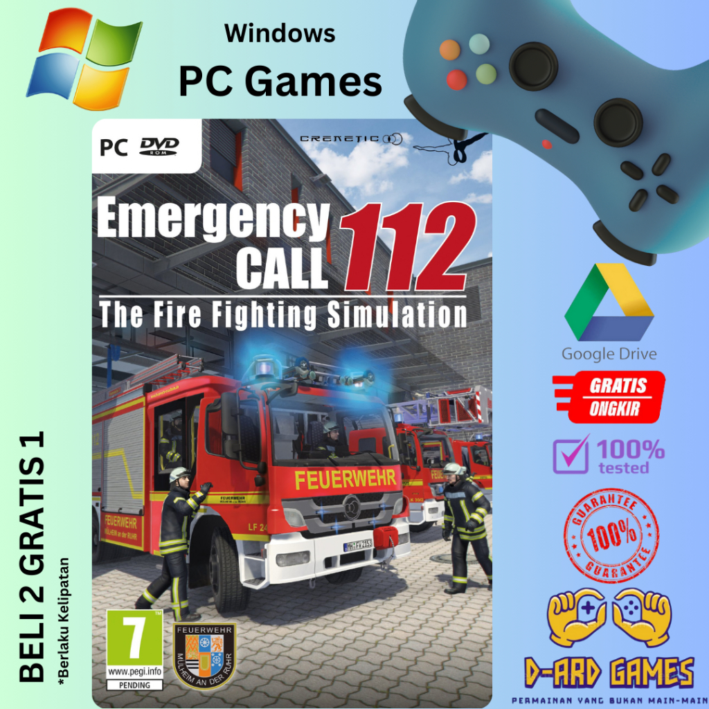 Jual Windows PC Games - Emergency Call 112 The Fire Fighting Simulation ...