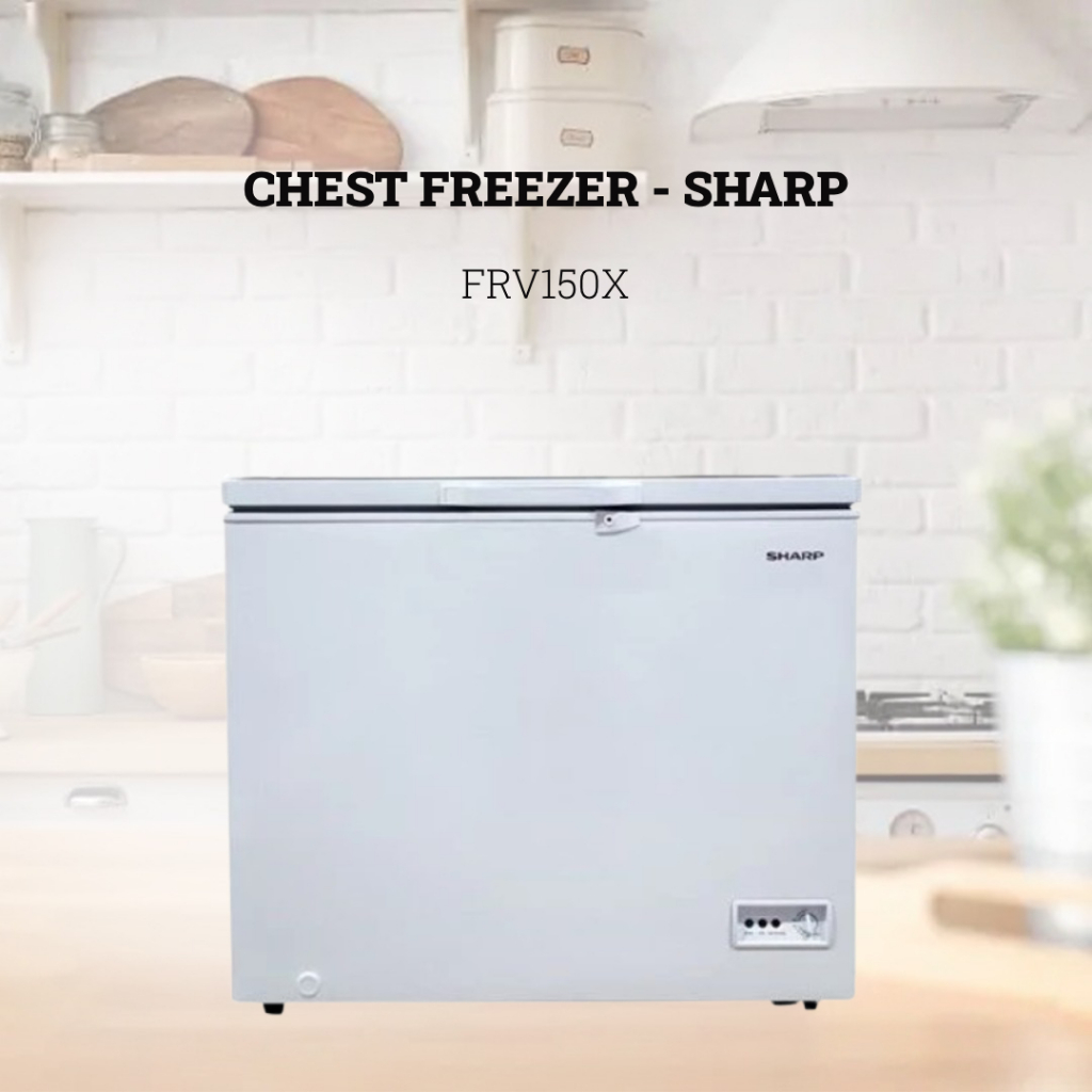Jual SHARP chest freezer 140 liter FRV150X | Shopee Indonesia