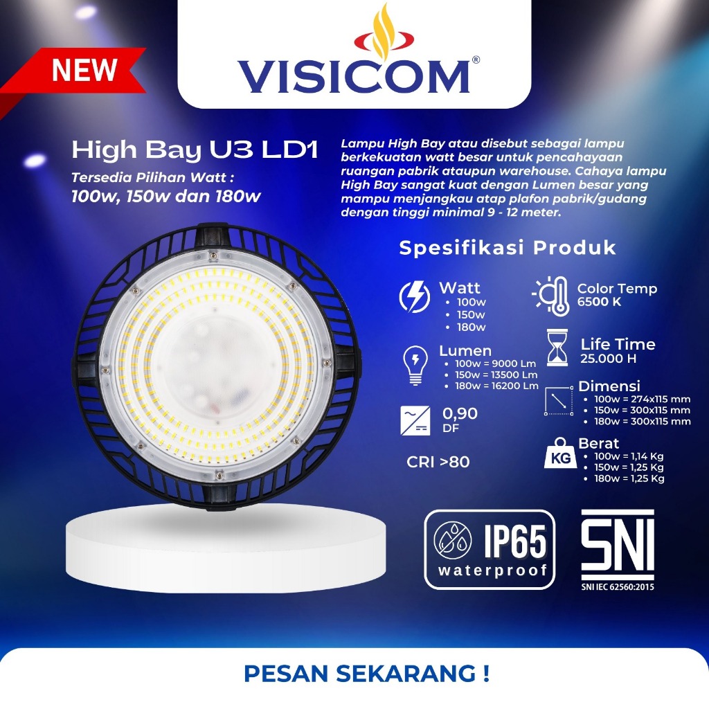 Jual VISICOM HIGHBAY U3 LD1 | Shopee Indonesia