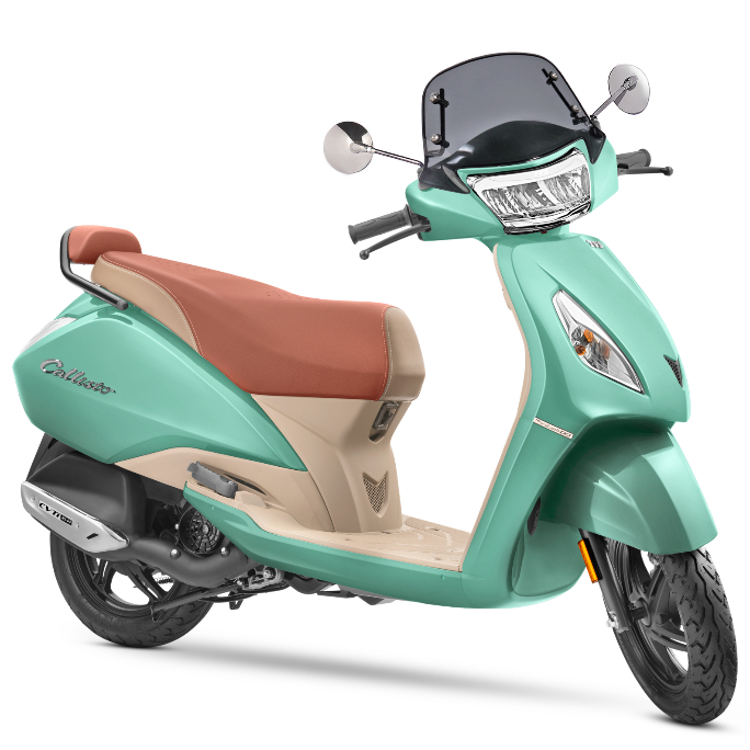 Jual TVS Motor Callisto Intelligo 110CC - Mint Green | Shopee Indonesia