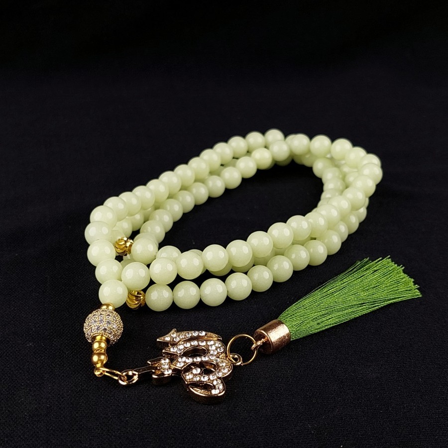 Jual Tasbih Batu Posfor Lafadz Allah Glow In The Dark Menyala Dalam ...