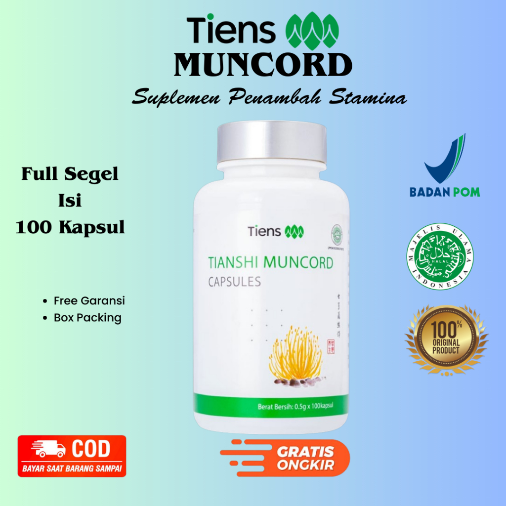 Jual Suplemen Tiens Muncord Cordyceps Multivitamin Penambah Stamina ...