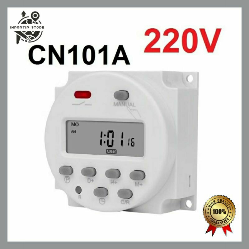 Jual Timer Switch Digital Time Delay Relay 220V CN101A For Digital ...