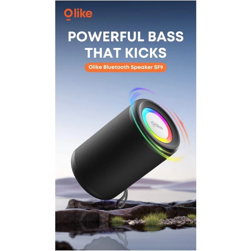 Jual Olike SF9 Speaker Bluetooth Mini RGB Light Wireless Musik Box ...