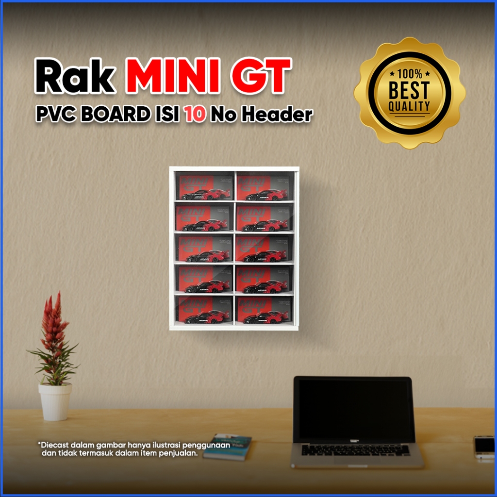 Jual Rak Mini GT Bahan PVC Board Isi 10 Tanpa Logo | Shopee Indonesia