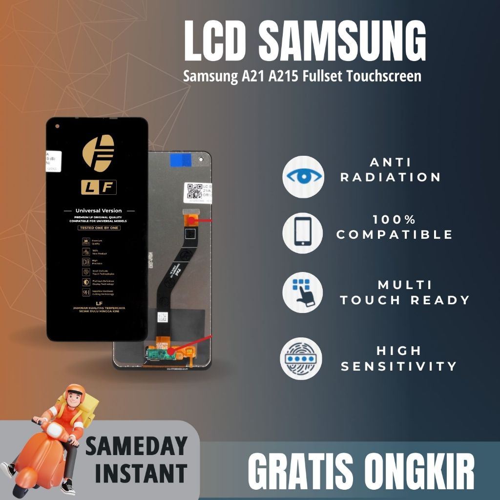 Jual LF - (GARANSI LEM) LCD Samsung A21 A215 Fullset Touchscreen - ORI ...