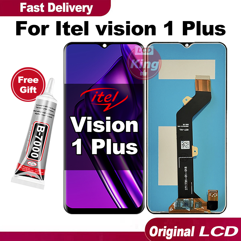 Jual LCD FOR Itel vision 1 plus TOUCHSCREEN Fullset Meningkatkan Kecerahan / Mencegah Layar ...