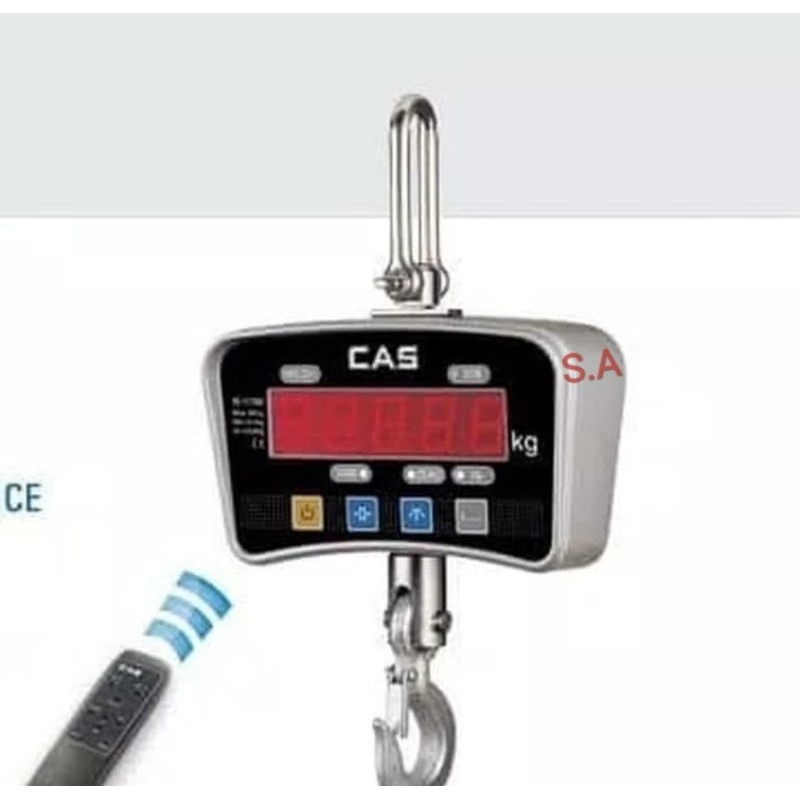 Jual timbangan gantung/timbangan digital merk cas IE-1700 cap 500kg(S.A) | Shopee Indonesia