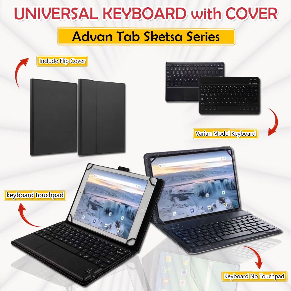 Jual ADVAN Tab Sketsa 1 2 3 UNIVERSAL CASE Leather Softcase Sarung ...