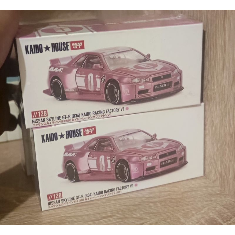 Jual KHMG128 - Kaido House GT Nissan Skyline GT-R (R34) Pink Kaido ...