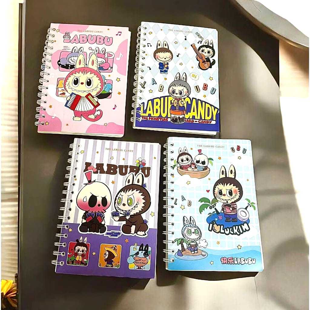 Jual Ramadhan Sale 3 3 Notebook Ring Labubu Buku Catatan Scrapbook Notebook Karakter Labubu
