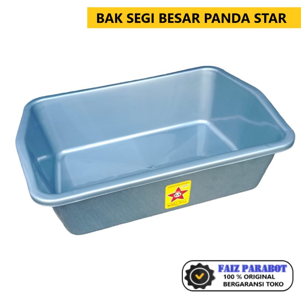 Jual BESAR- Bak Segi Panda Star 104 Baskom plastik kotak persegi tempat ...