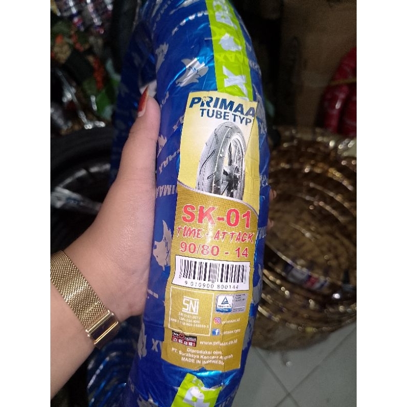 Jual BAN PRIMAAX TUBETYPE 90/80 14 SK-01 TIME ATTACK | Shopee Indonesia