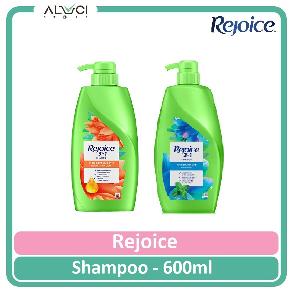 Jual Rejoice 3in1 Shampoo Pump 600ml | Shopee Indonesia