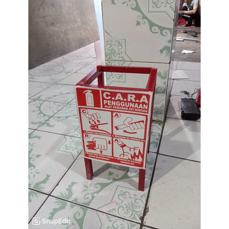 Jual Tempat dudukan apar 3kg,ukuran 20×20×35 | Shopee Indonesia