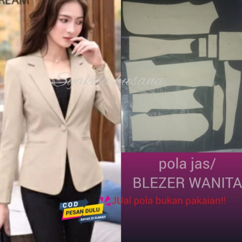 Jual Pola Instan Jas/Blezer Wanita Dewasa | Shopee Indonesia