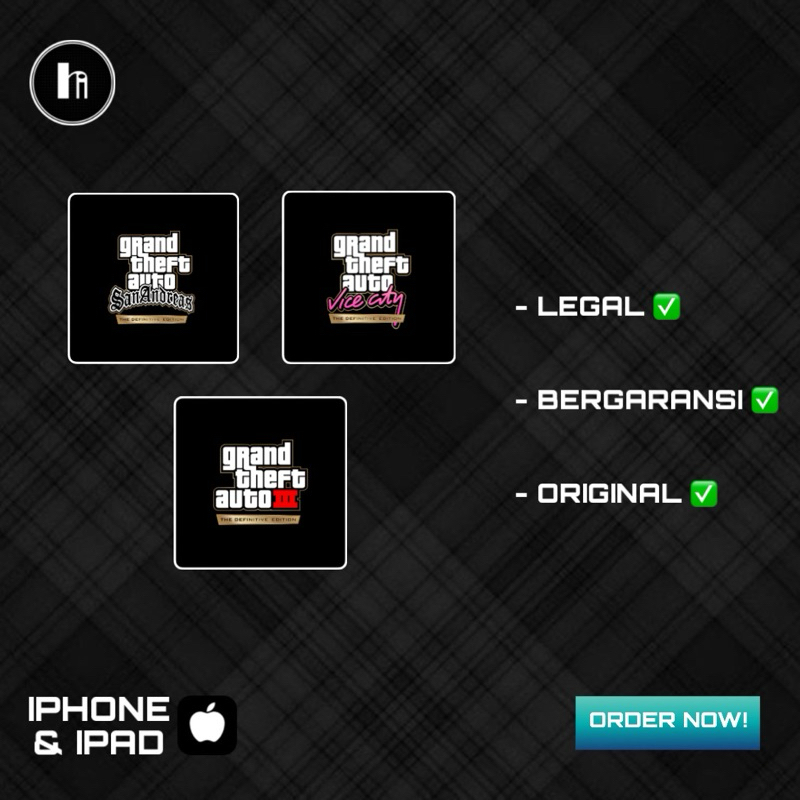 Jual Rockstar Games Definitive Edition Colection - Original (IOS) GTA ...