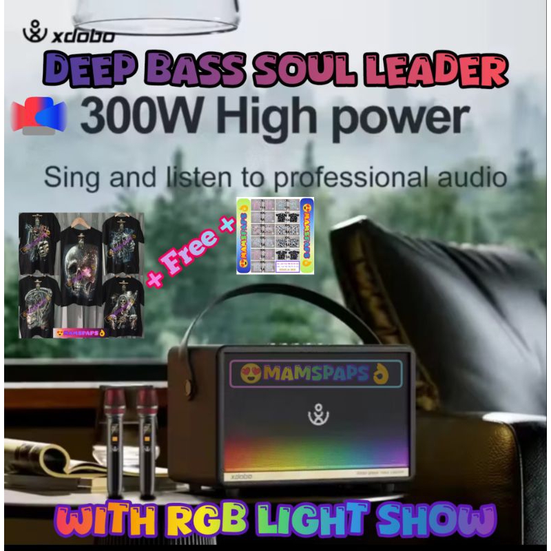 Jual XDOBO MIRAGE MAX 300W WITH RGB LIGHT SHOW SPEAKER BLUETOOTH 5.3 ...