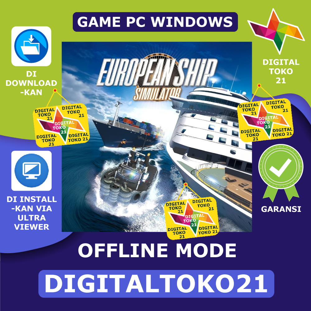Jual [Diinstallkan] European Ship Simulator Full Version Game Windows ...