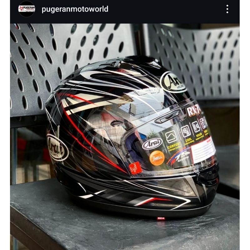 Jual HELM RX7X RADICAL BLACK | Shopee Indonesia