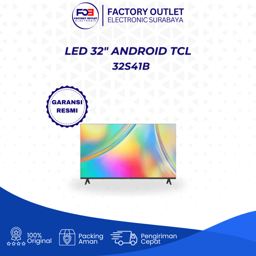 Jual TCL 32S41B LED Smart Android TV 32 inch GARANSI RESMI | Shopee ...