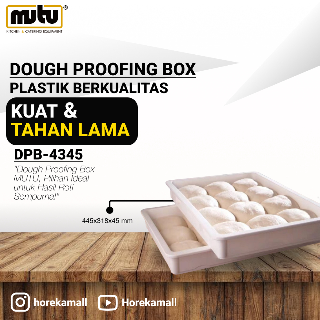 Jual MUTU Dough Proofing Box Wadah Pengembang Adonan Roti Bakery ...