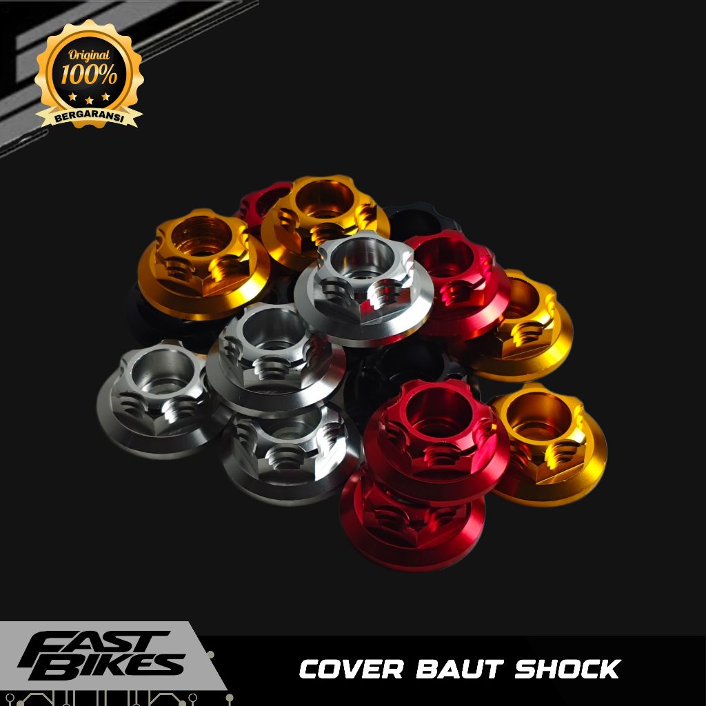 Jual FASTBIKES Cover Baut Tutup Monel Shock Motor 00838 Model Kembang ...