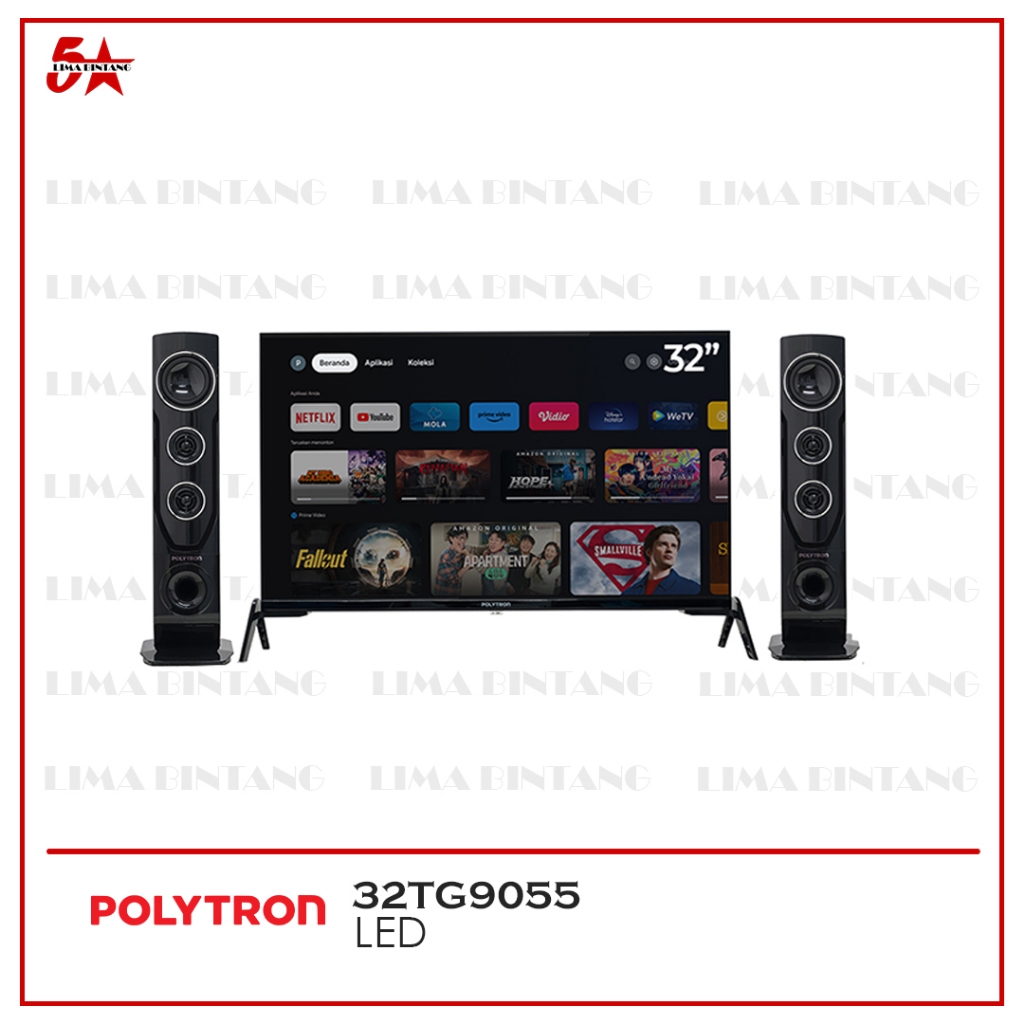 Jual LED TV 32 INCH POLYTRON HD READY GOOGLE TV TOWER SPEAKER PLD-32TG9055 | Shopee Indonesia