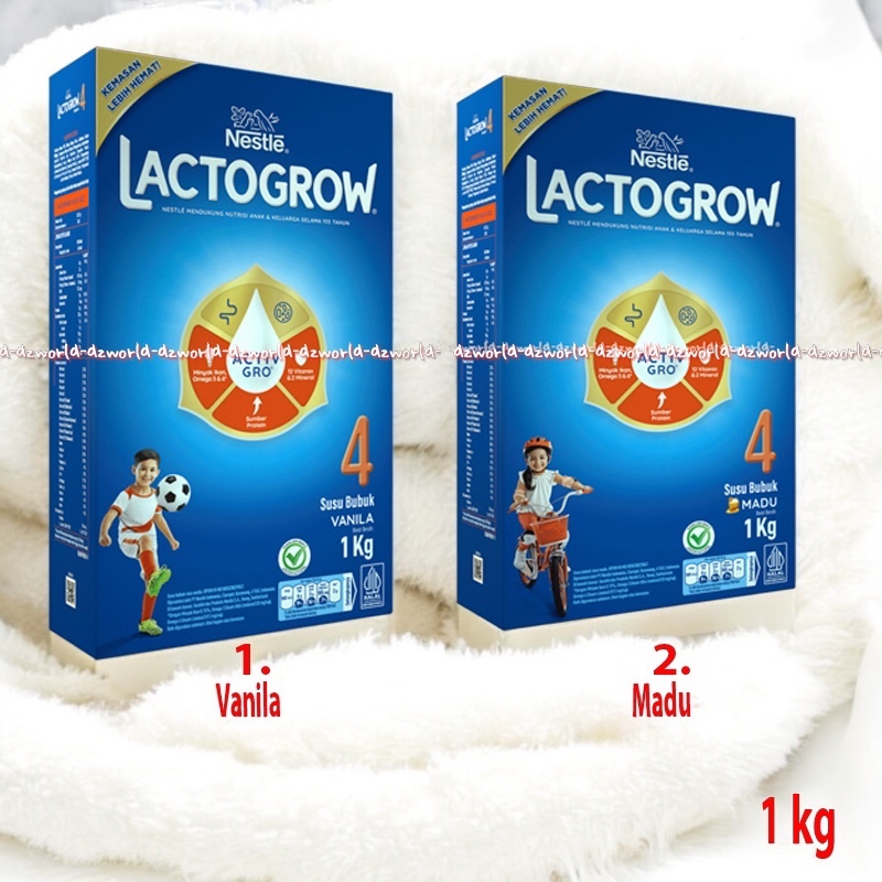 Jual Nestle 1kg Lactogrow 4 Susu Bubuk Madu Vanila Susu Bubuk Formula ...