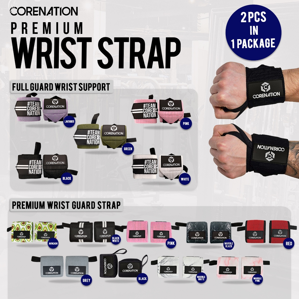 Jual CoreNation Premium Wrist Guard Strap Wrist Wrap Wristband Wrist ...