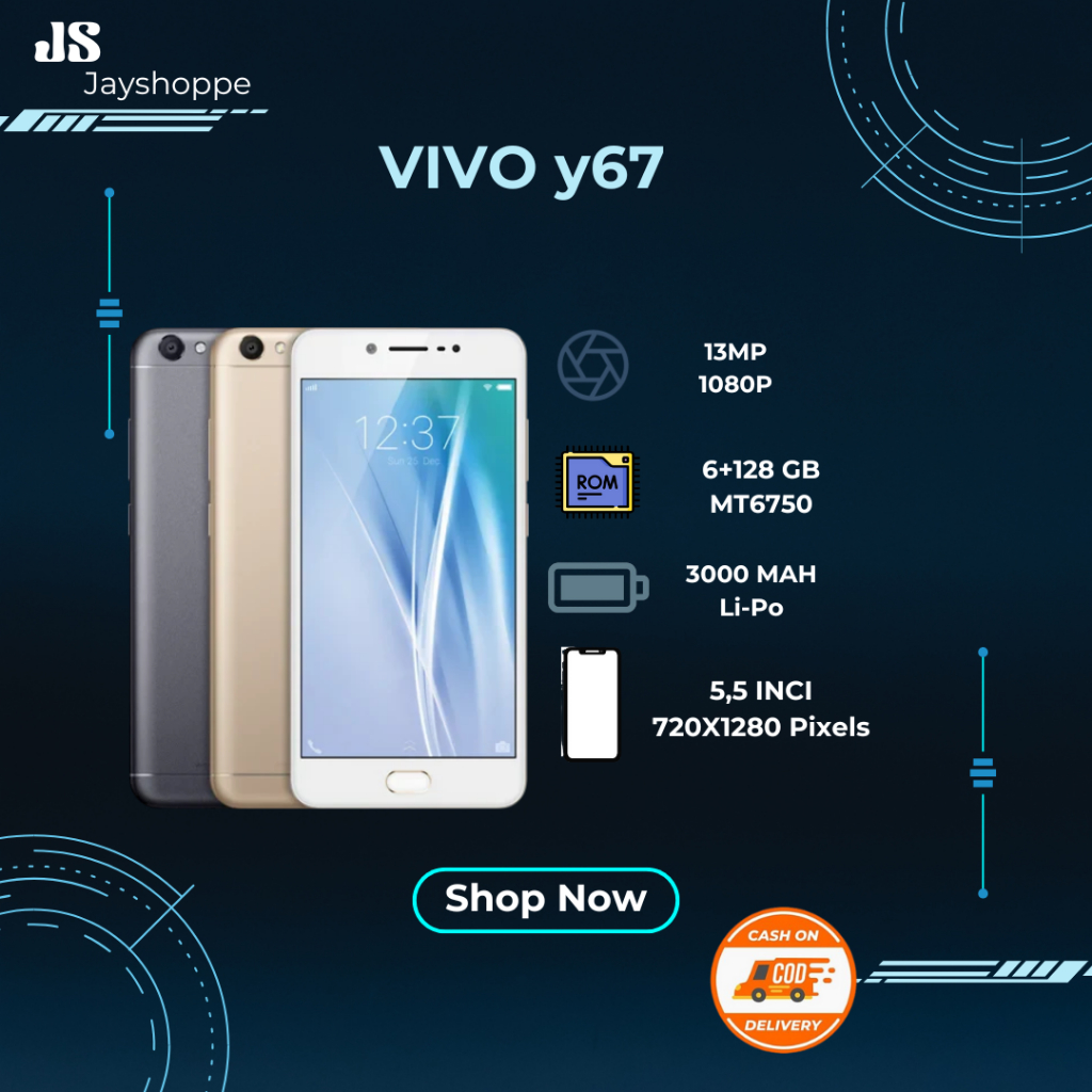 Jual VIVO Y67 RAM 6GB ROM 128GB BERGARANSI 1 TAHUN | Shopee Indonesia