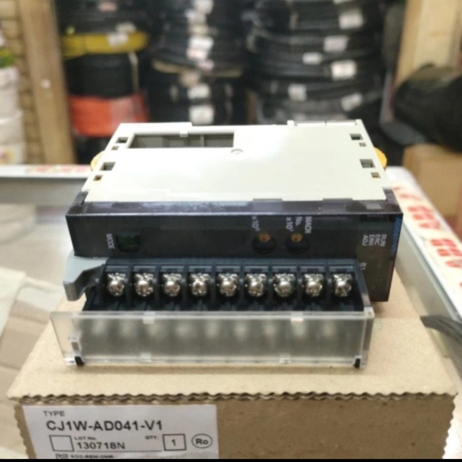Jual PLC OMRON CJ1W-AD041-V1PLC OMRON CJ1W-AD041V1 | Shopee Indonesia