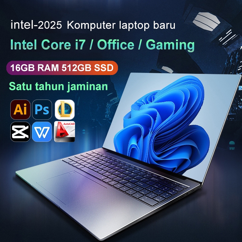 Jual Lenovo Laptop RAM 16 + 512GB SSD Intel Core i7 15.6'' HD Windows ...