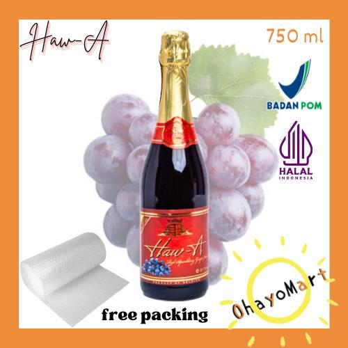 Jual Haw A red sparkling grape juice / Haw A sparkling juice non-alkohol 750ml | Shopee Indonesia