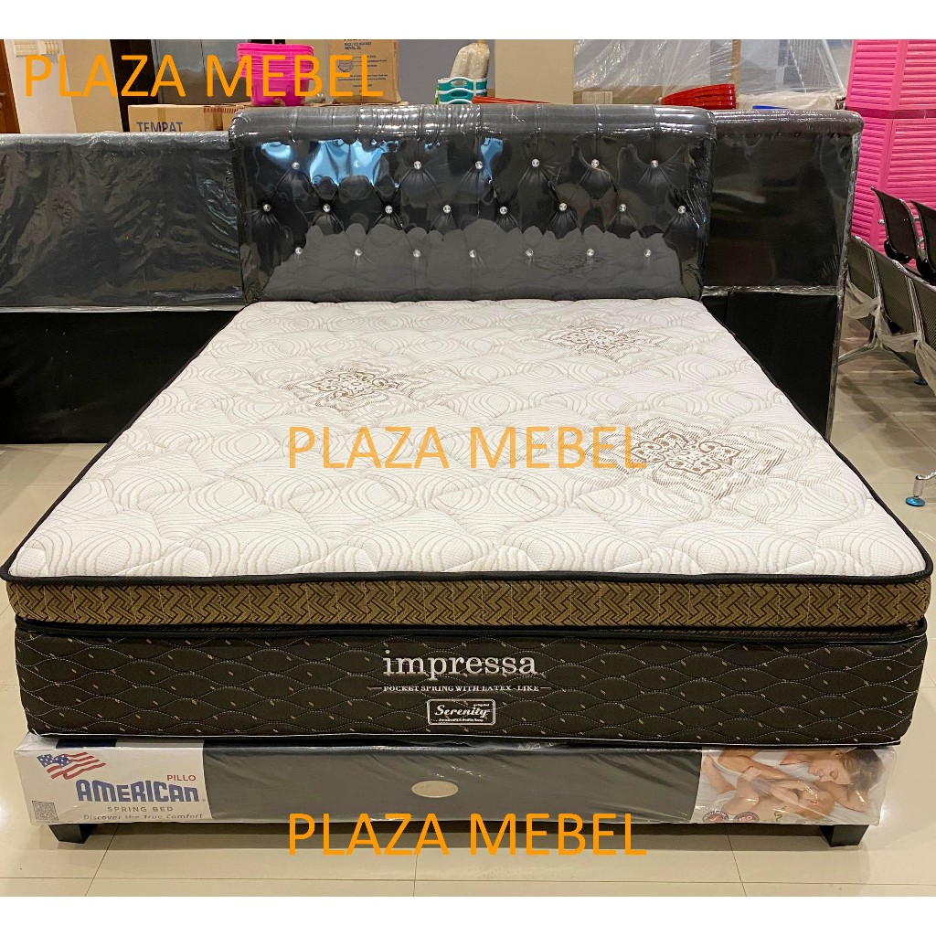 Jual SET Kasur Spring Bed ELITE Serenity Impressa POCKET LATEX + HB ...