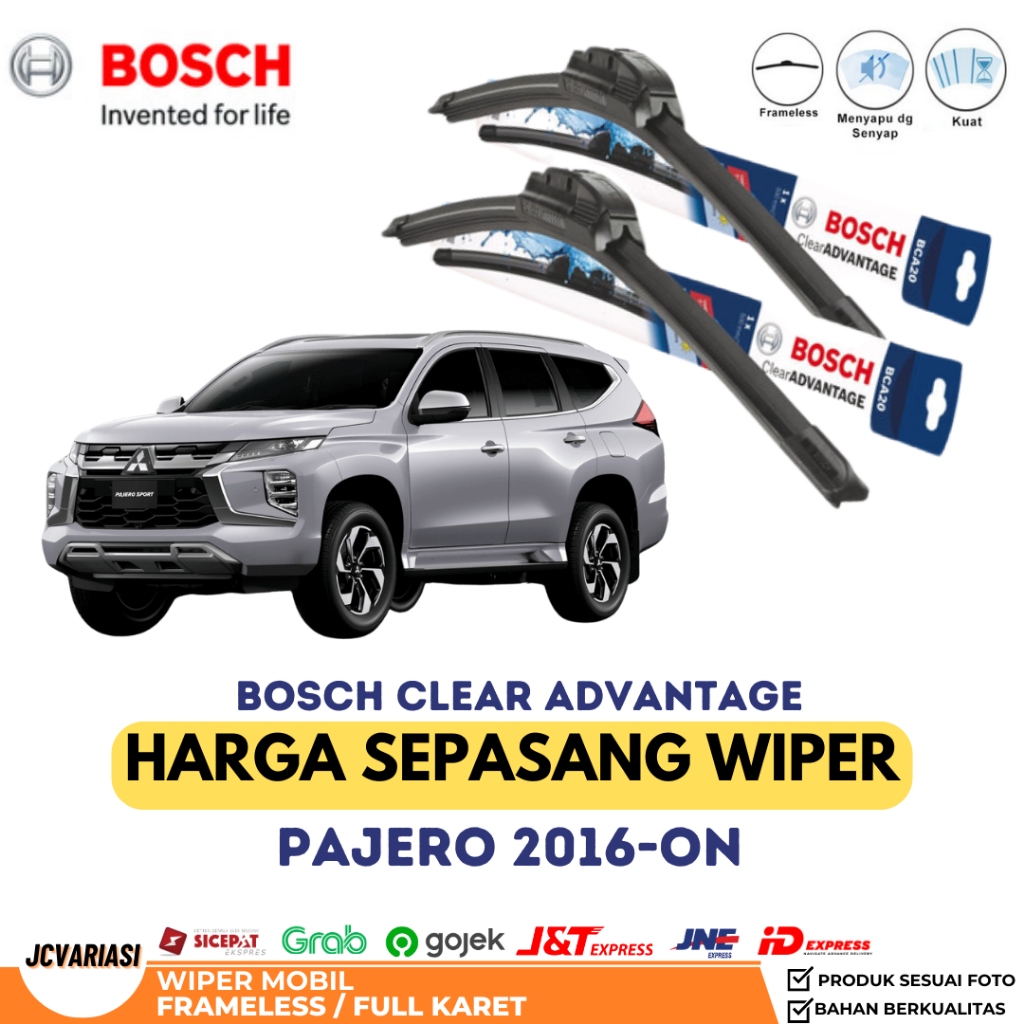 Jual Bosch Sepasang Wiper Depan Kaca Mobil Mitsubishi Pajero 2016 2017 2018 2019 2020 2021 2022 ...