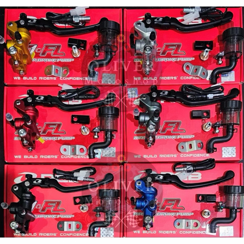 Jual Master Rem Kanan Kiri Brake Pump RCB S1 FL Radial 14MM 15MM 17MM ...