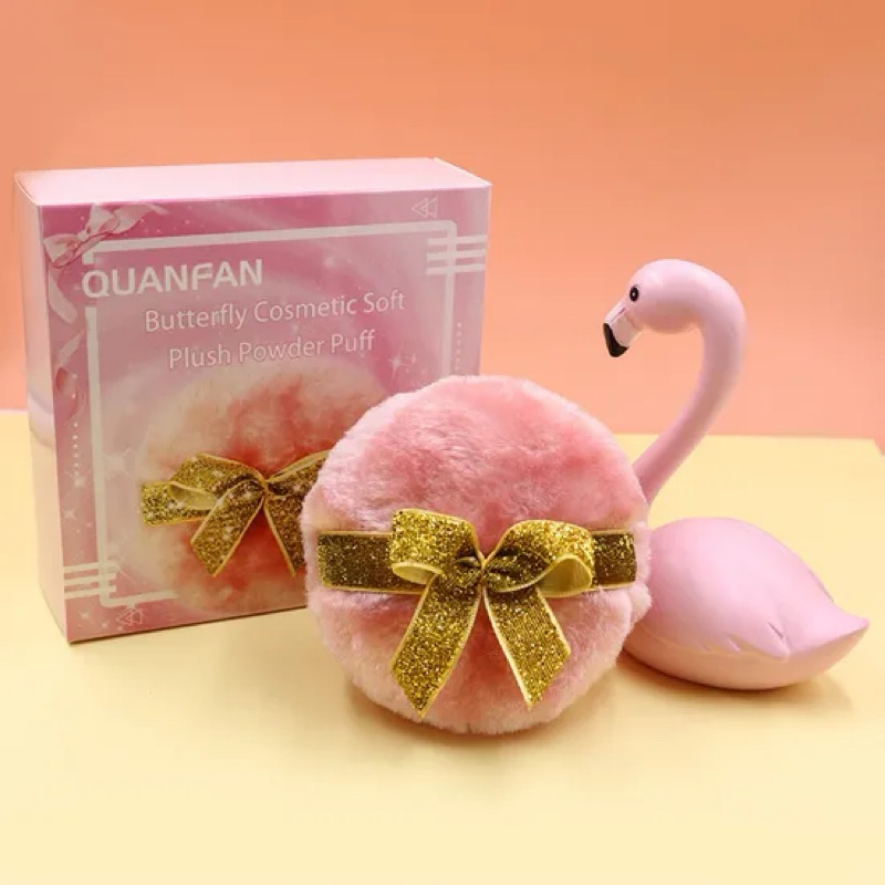 Jual Sponge Bedak Jumbo Kering / Powder Puff / Spon / Spons pink merah ...