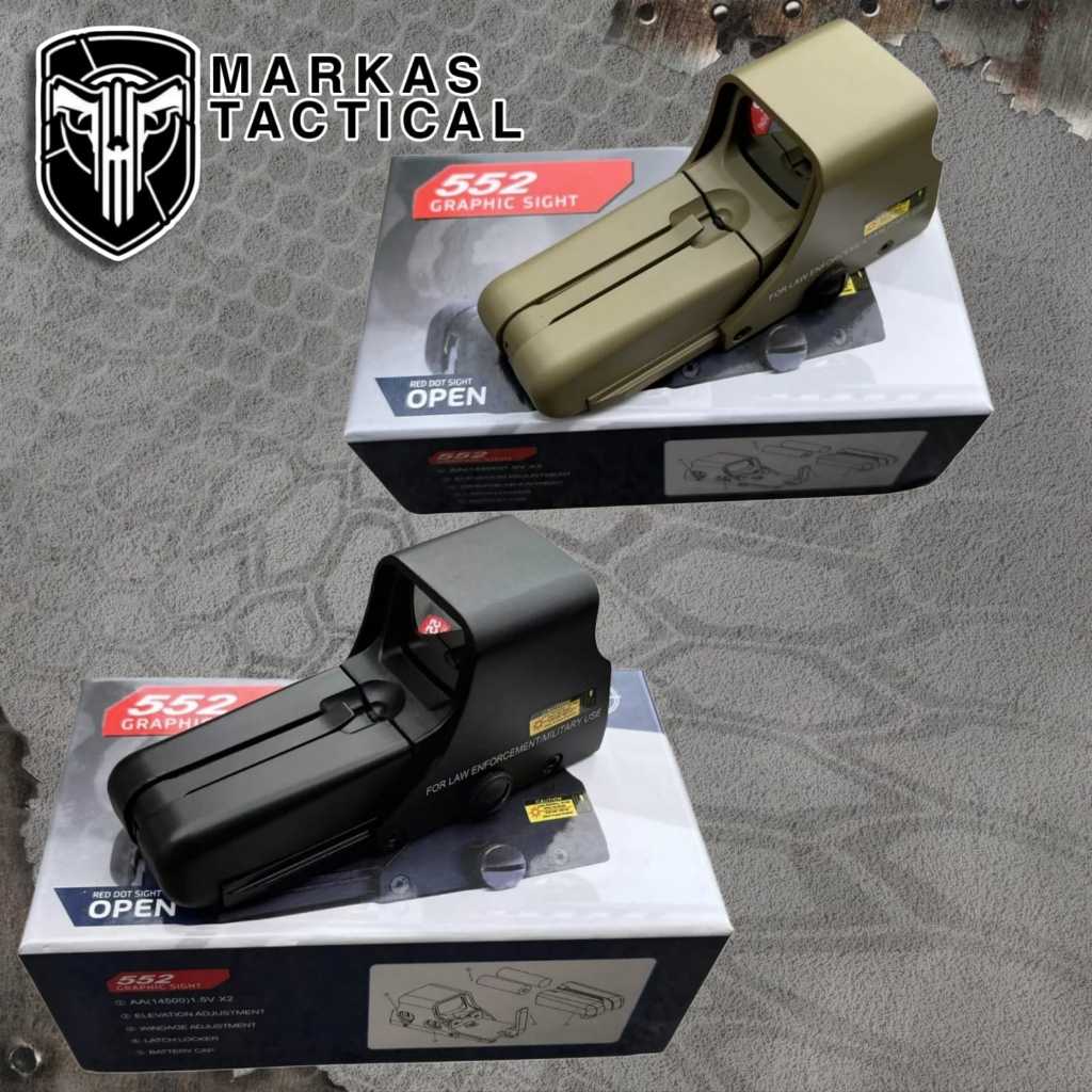 Jual Teropong Graphic Sight 552 BESAR tactical teropong tactical ...